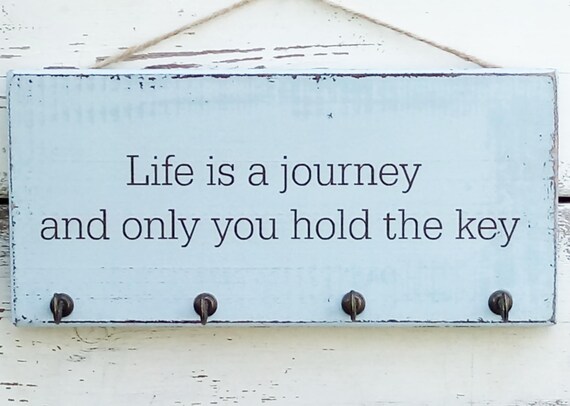 inspirational quotes sign key holder wall hooks wall key