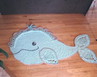 Whale rug | Etsy