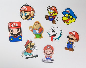 Super mario stickers | Etsy