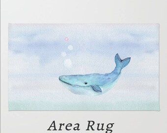Whale rug | Etsy