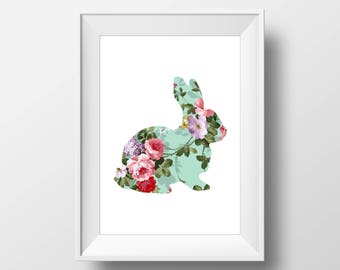 Printable rabbit | Etsy