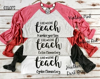 Live love teach | Etsy