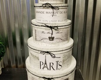 Decorative hat box | Etsy