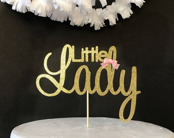 Lady cake topper | Etsy