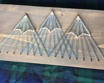 Mountain string art | Etsy