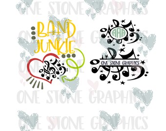 Monogrammed band | Etsy