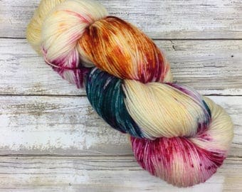 Hand dyed yarn in a variety of colors and by yarncafecreations