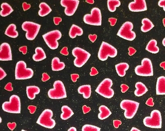 Heart fabric | Etsy