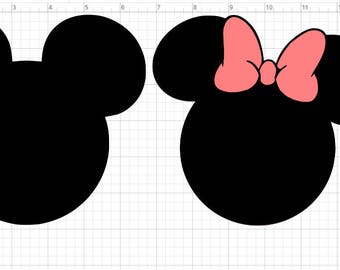 Minnie silhouette | Etsy