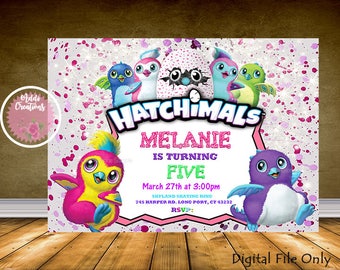 Hatchimal invitation | Etsy