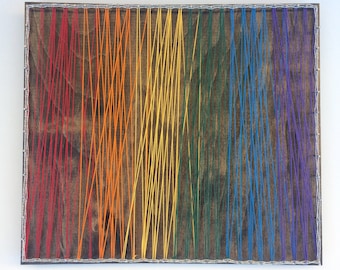 Abstract string art | Etsy