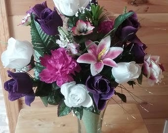 Cemetery flowers | Etsy