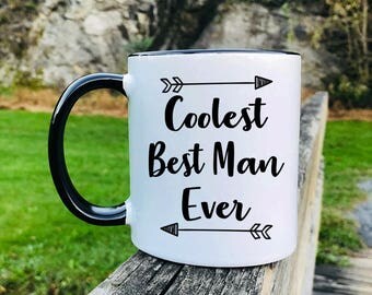 Best man mug | Etsy
