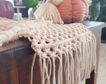 Macrame table | Etsy