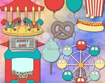 Carnival clipart | Etsy