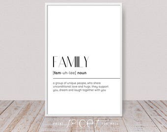 Family poster | Etsy