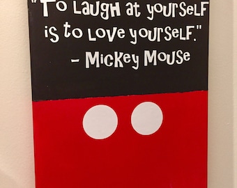 Mickey mouse quote | Etsy