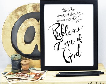 Reckless love | Etsy