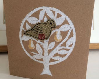 Partridge and pear | Etsy