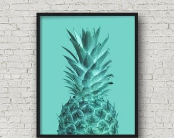 Turquoise pineapple | Etsy