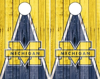 Michigan cornhole | Etsy