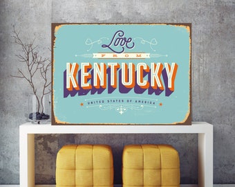 Metal love sign | Etsy