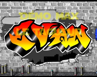 Graffiti Sticker Wall Decal Dessin Street-art... par MaxLeTagueur