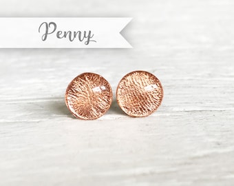 Copper earrings | Etsy