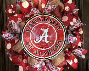 Alabama wreath | Etsy