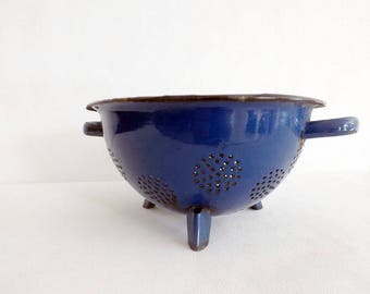 Items similar to Copper Antique mini Colander/ Strainer on Etsy