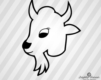 Goat dxf | Etsy