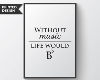Music quotes | Etsy