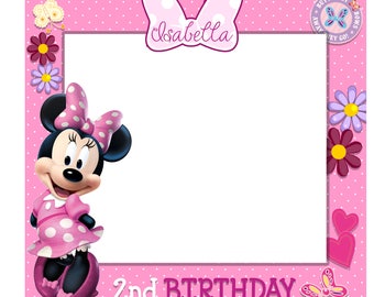 Minnie mouse frame | Etsy