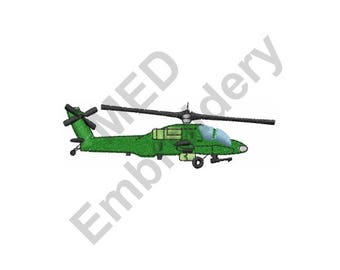 Helicopter embroidery design. Army / Airforce helicopter