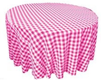 Hot pink tablecloth | Etsy