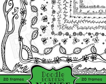 Hand drawn borders | Etsy