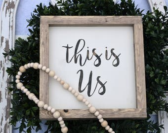 This is us wood sign | Etsy