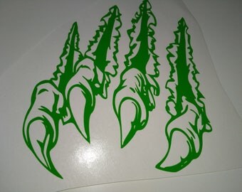 Claw decal | Etsy