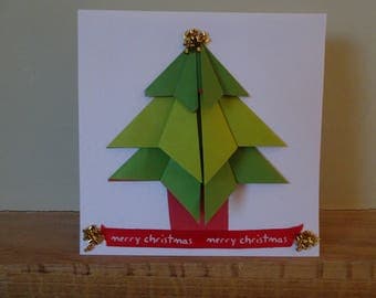 PAPYRUS Origami Christmas Tree Topper Gold Star Classic