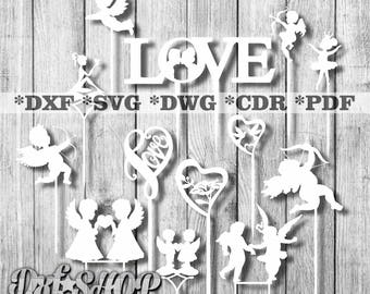 Dxf files for laser | Etsy