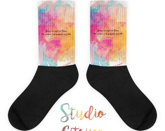 Christian socks | Etsy
