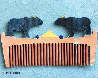 Black hair comb | Etsy