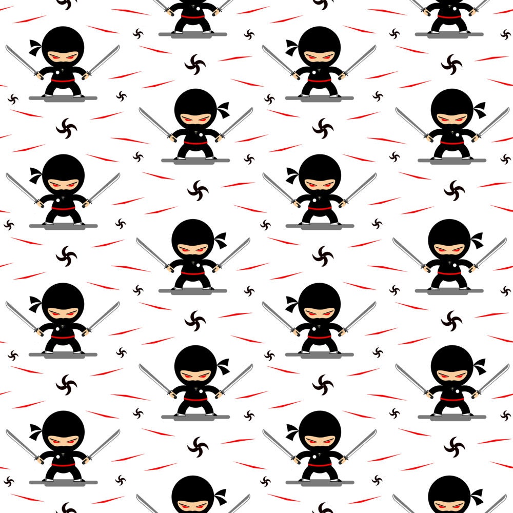 Ninja Fabric Little Ninja By Stofftoy Little Ninja Kids