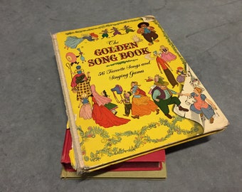 Golden song book | Etsy