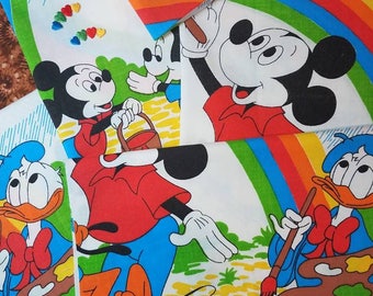 Vintage disney fabric | Etsy