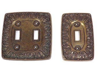 Gold switch plate | Etsy