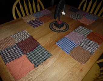 Primitive placemats | Etsy