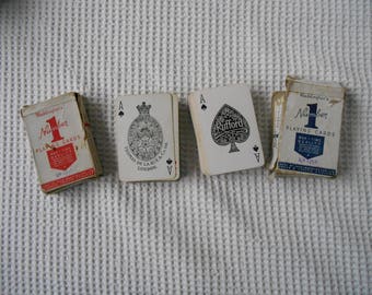 Number playing cards | Etsy