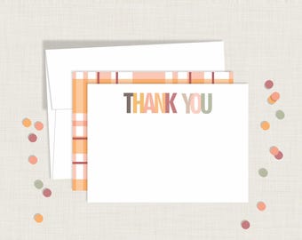 Fall thank you notes | Etsy