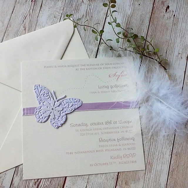 Custom Handmade Invitations by InvitatiiCouture on Etsy